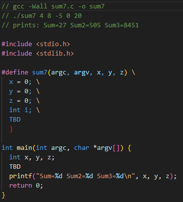 Solved You have been given 8 ﻿C files, each has the same | Chegg.com