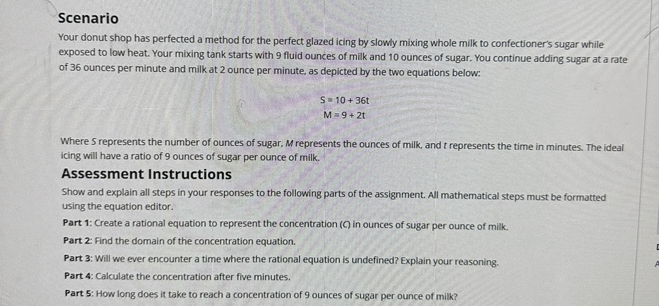 Solved Scenario Your donut shop has perfected a method for | Chegg.com