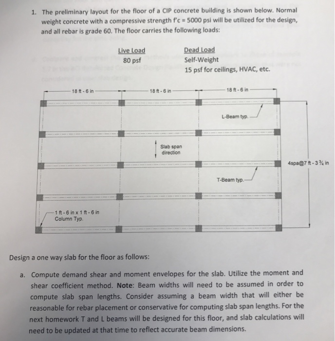 Solved 1. The preliminary layout for the floor of a CIP | Chegg.com
