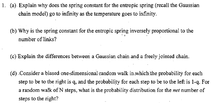 Solved (a) Explain why does the spring constant for the | Chegg.com