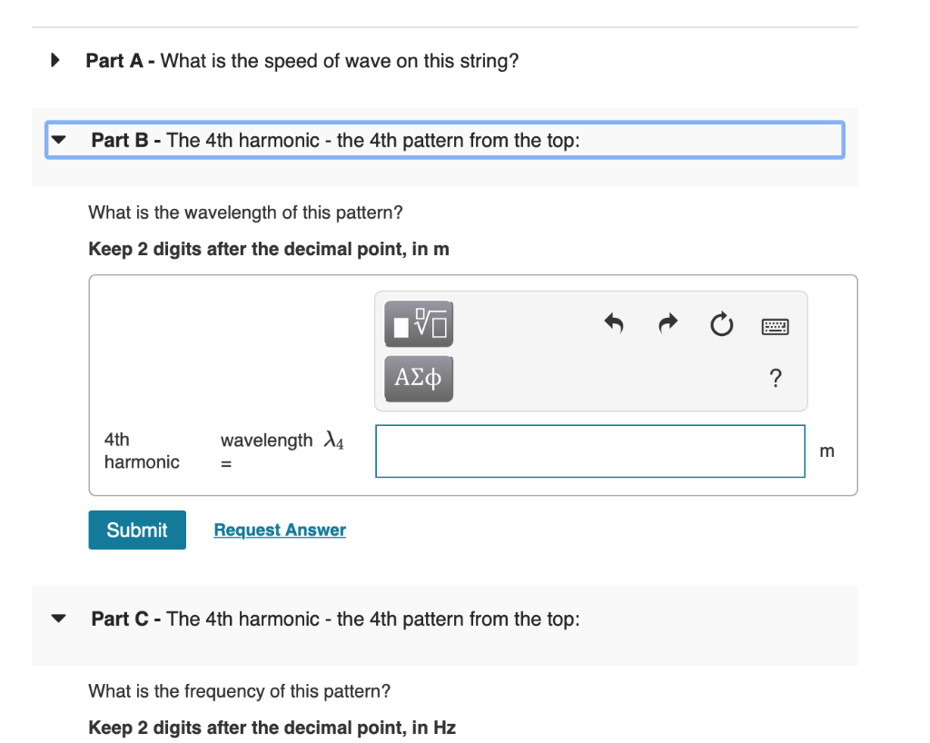 Solved Fundamental 2x Harmonic 13 3x Harmonic 1/4 4x | Chegg.com
