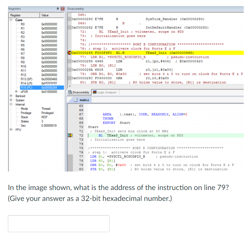 Solved In The Image Shown What Is The Address Of The 