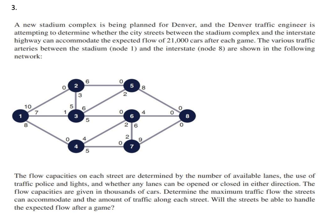 Solved A new stadium complex is being planned for Denver, | Chegg.com