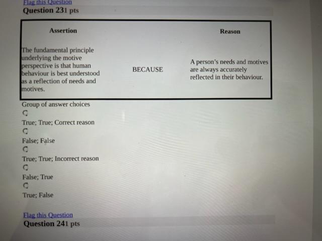 Solved Question 231 pts Assertion Reason The fundamental | Chegg.com
