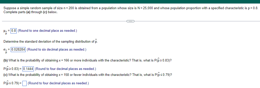 Solved Suppose a simple random sample of size n=200 is | Chegg.com