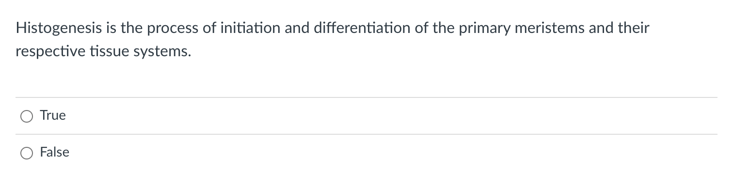Solved Histogenesis is the process of initiation and | Chegg.com