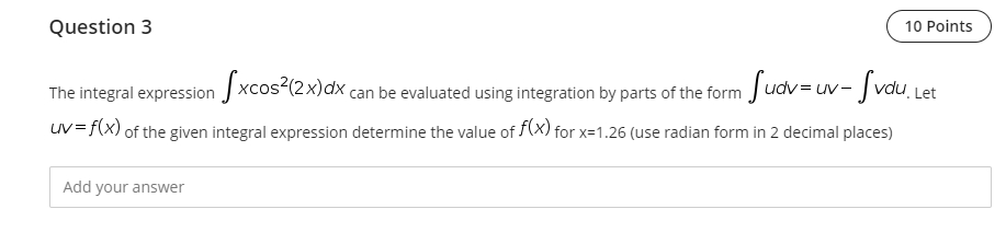 Solved Question 9 10 Points Let F(x)=f(x) + g(x)e* + n(x)e2x | Chegg.com