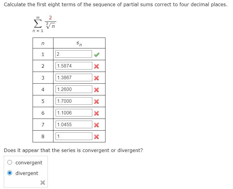 Solved Calculate the first eight terms of the sequence of | Chegg.com