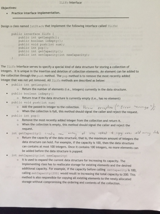 Solved Ilifo Interface Objectives Practice Interface