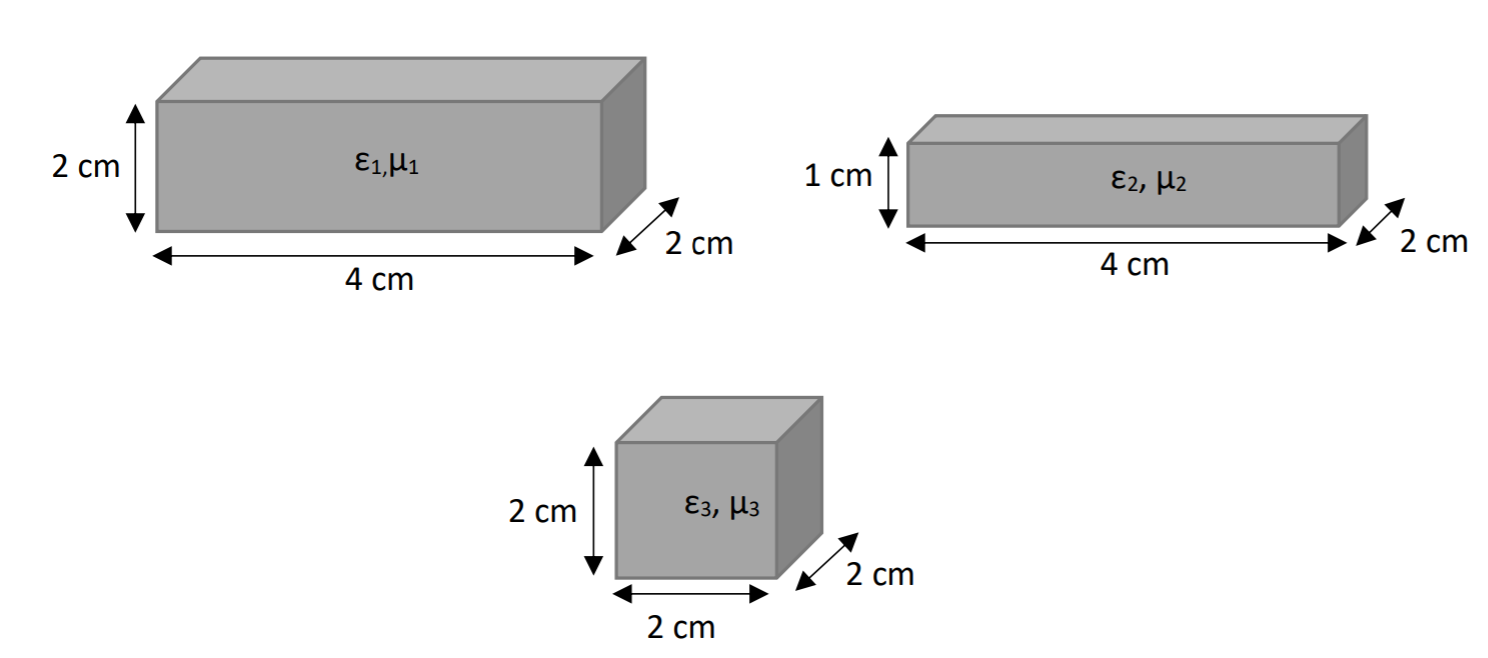 Solved There are three materials that are known to be | Chegg.com