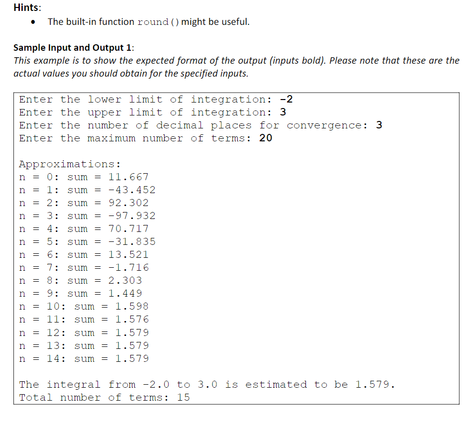 Solved Task: Write a program that uses a Maclaurin series | Chegg.com