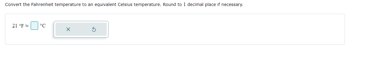 Solved Convert the Fahrenheit temperature to an equivalent | Chegg.com