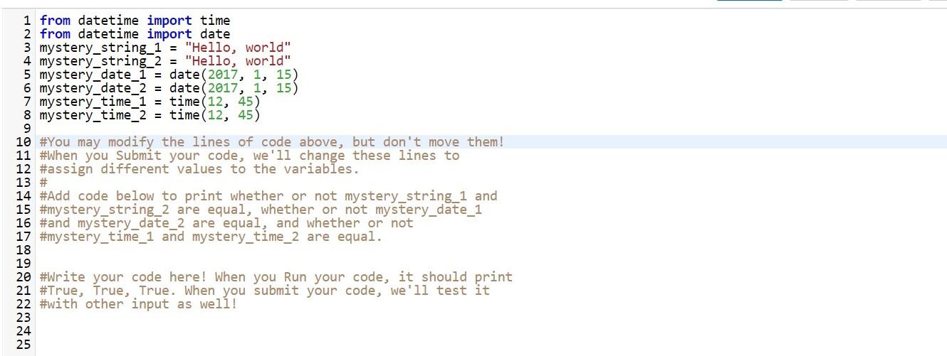 Solved 1 From Datetime Import Time 2 From Datetime Import