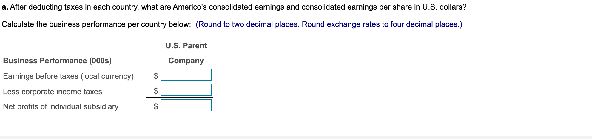 Solved follows: (Click on the icon to import the table | Chegg.com