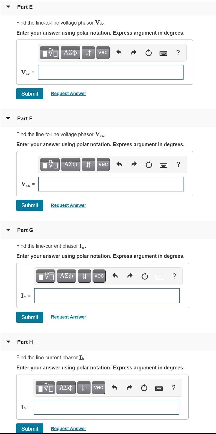 Solved A balanced positive-sequence wye-connected 60-Hz | Chegg.com