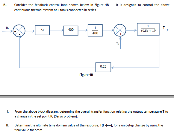Solved B. It is designed to control the above Consider the | Chegg.com