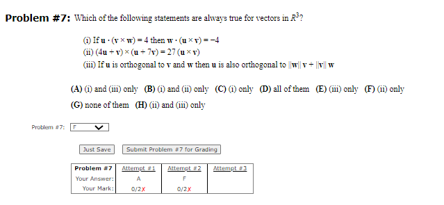 Solved Problem \#7: Which of the following statements are | Chegg.com