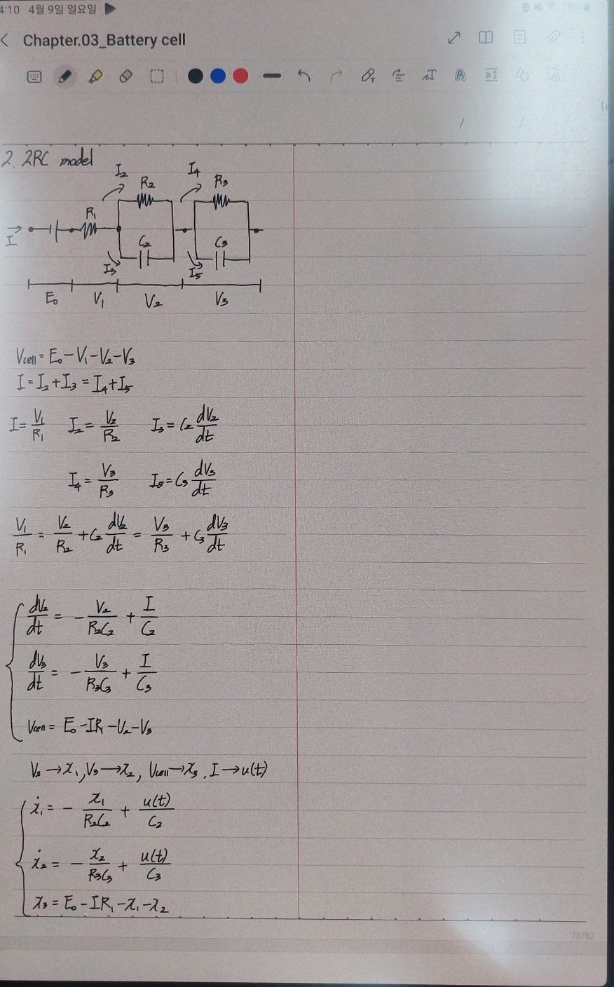 Solved it is 2RC model and i want to know it is | Chegg.com