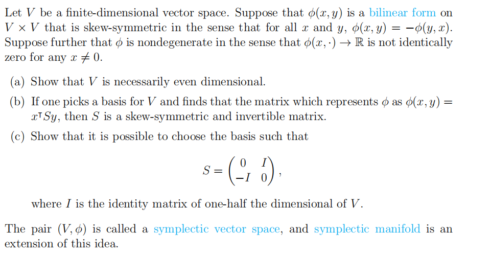 Solved Let V be a finite-dimensional vector space. Suppose | Chegg.com