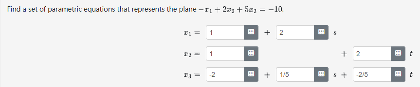 Solved Find a set of parametric equations that represents | Chegg.com