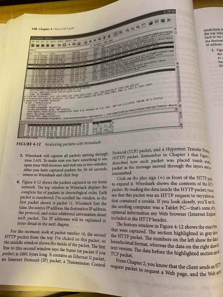 Hands-On Activity 4A 109 sends back an HTTP response | Chegg.com