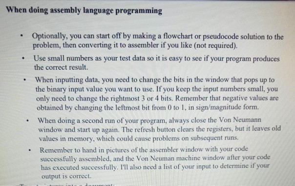 (20 marks) Write an assembly language program to do | Chegg.com