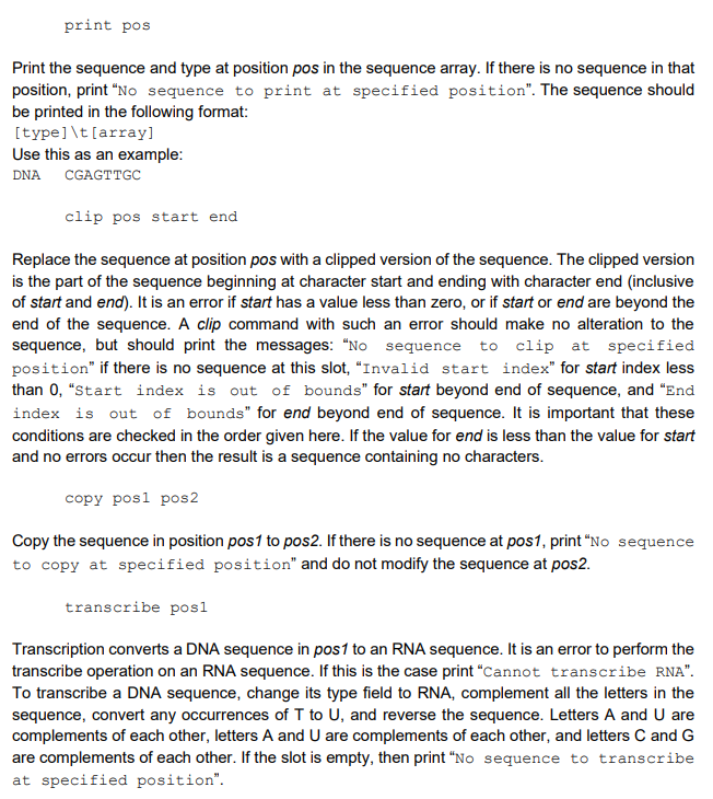 Title: DNA Strings with lists A key element in many | Chegg.com