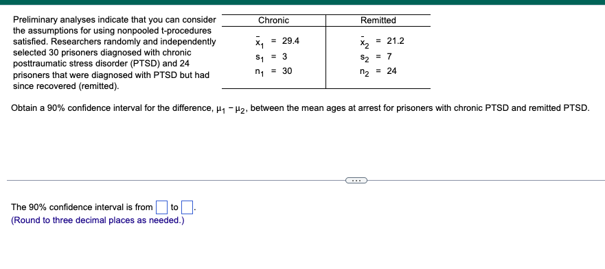 Solved Preliminary analyses indicate that you can consider | Chegg.com