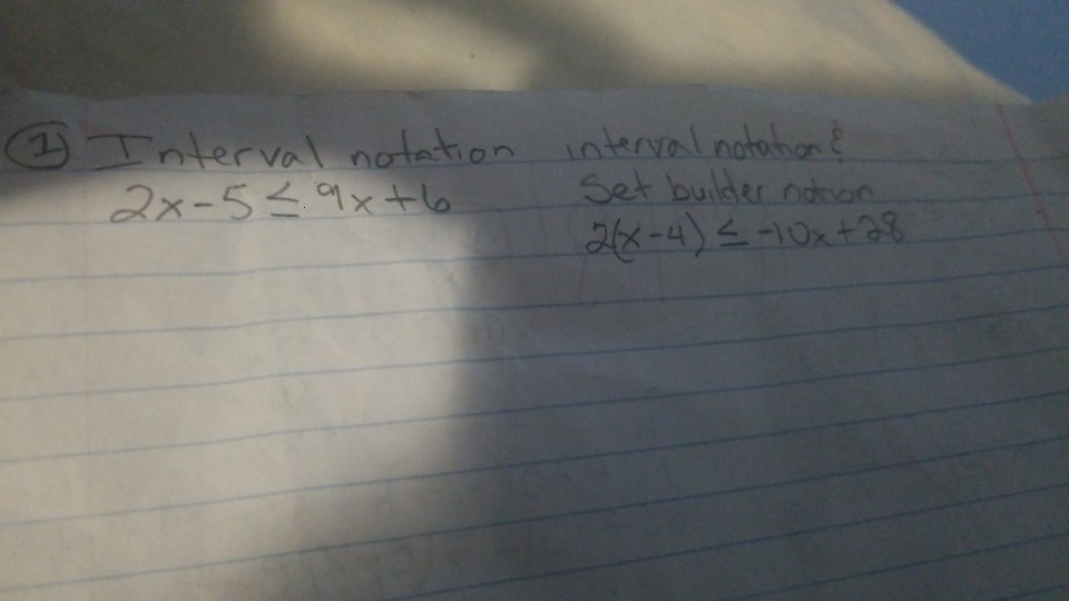 Solved 1 Interval notation 2x-52.9x+6 interval notation & | Chegg.com