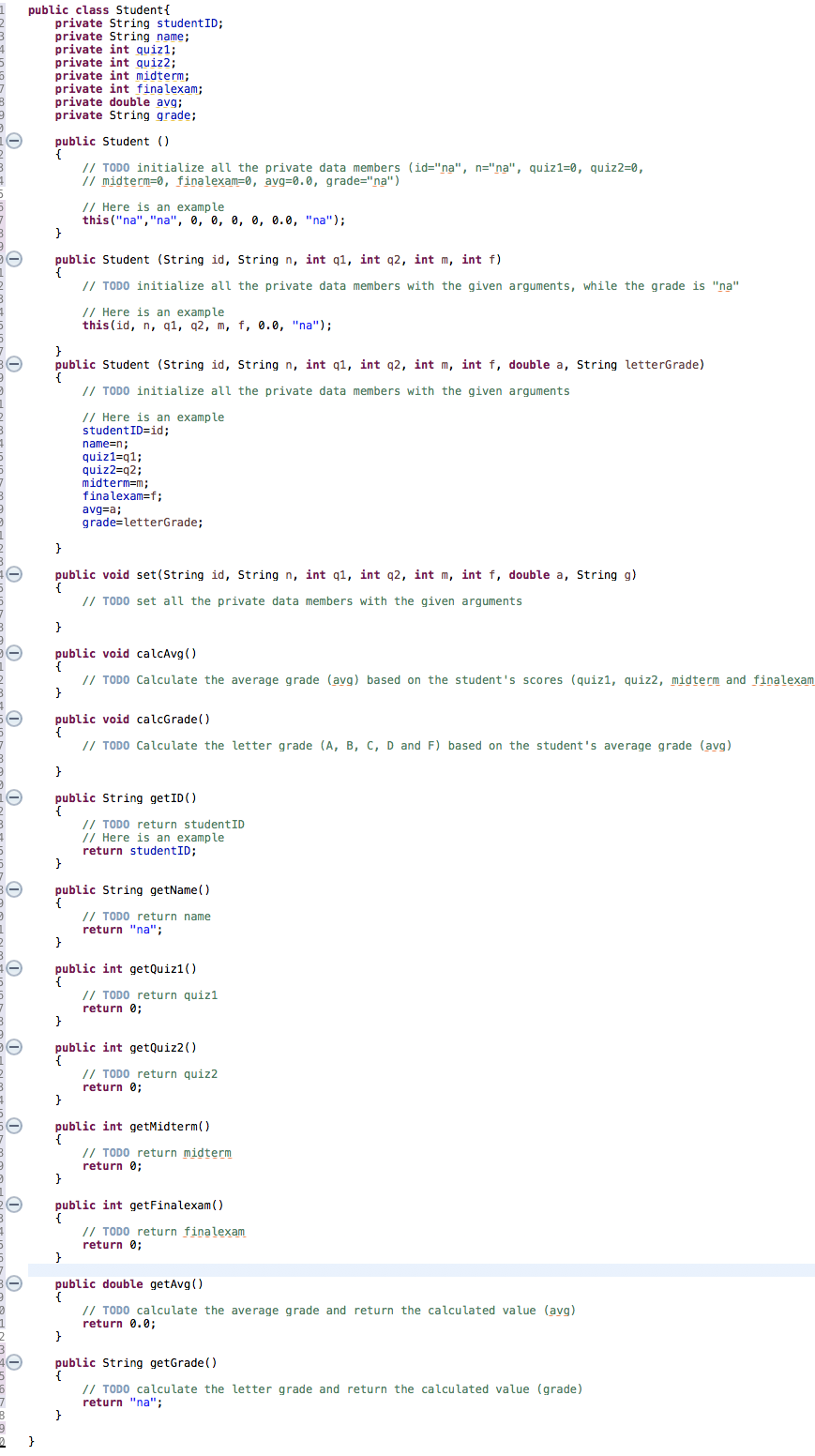 Solved Write a grading program for a class with the | Chegg.com