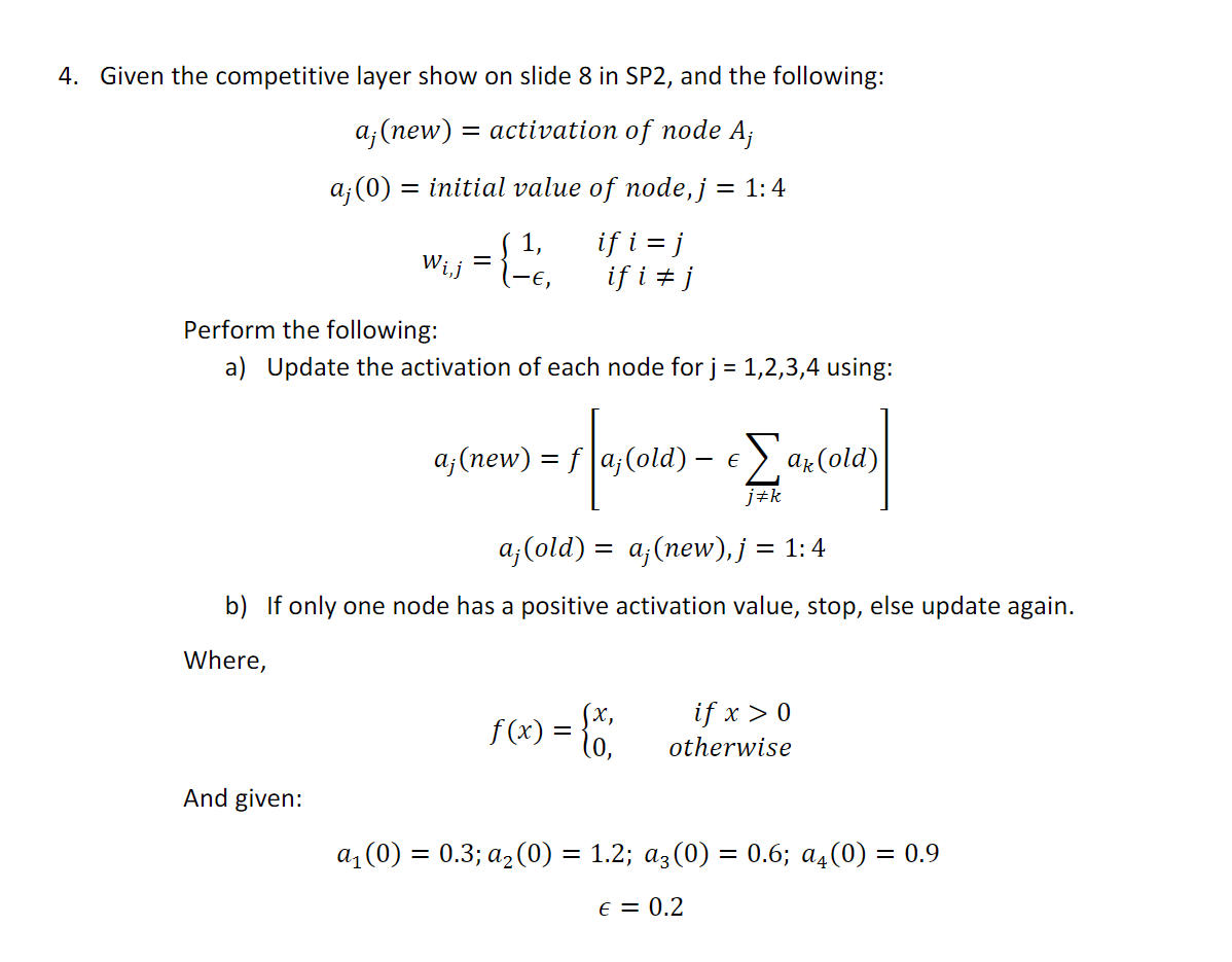 Solved 4. Given the competitive layer show on slide 8 in | Chegg.com