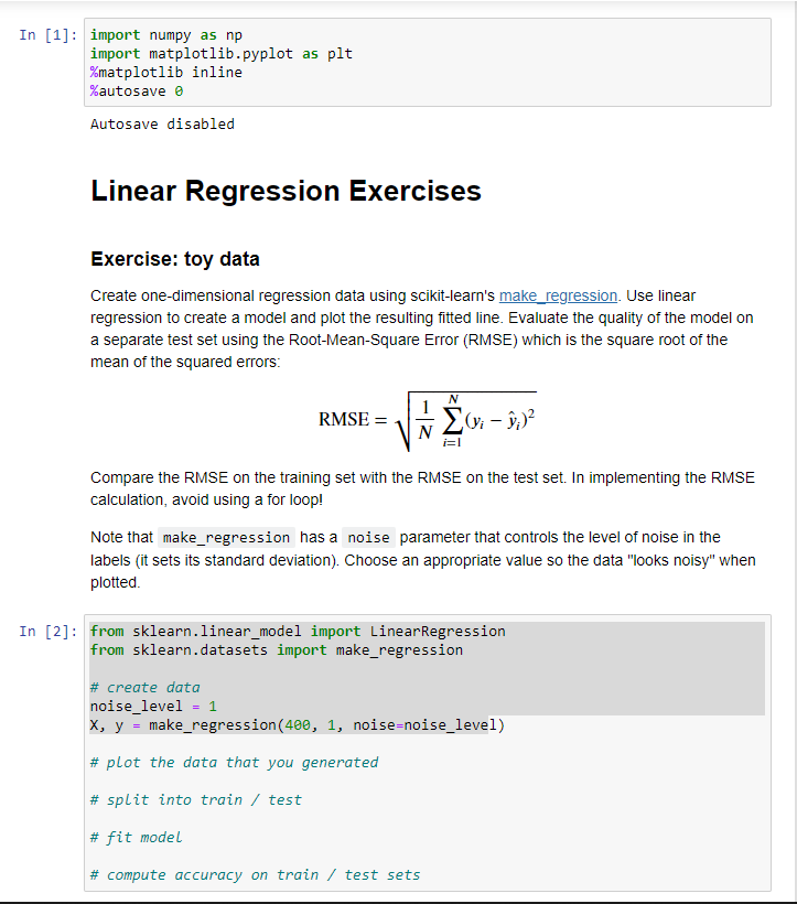 Solved In 1 Import Numpy As Np Import Matplotlib pyplot Chegg