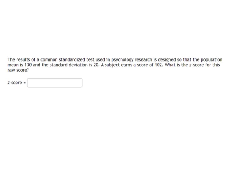 Solved The results of a common standardized test used in | Chegg.com
