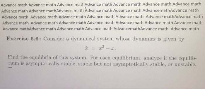 Solved Advance math Advance math Advance mathAdvance math | Chegg.com