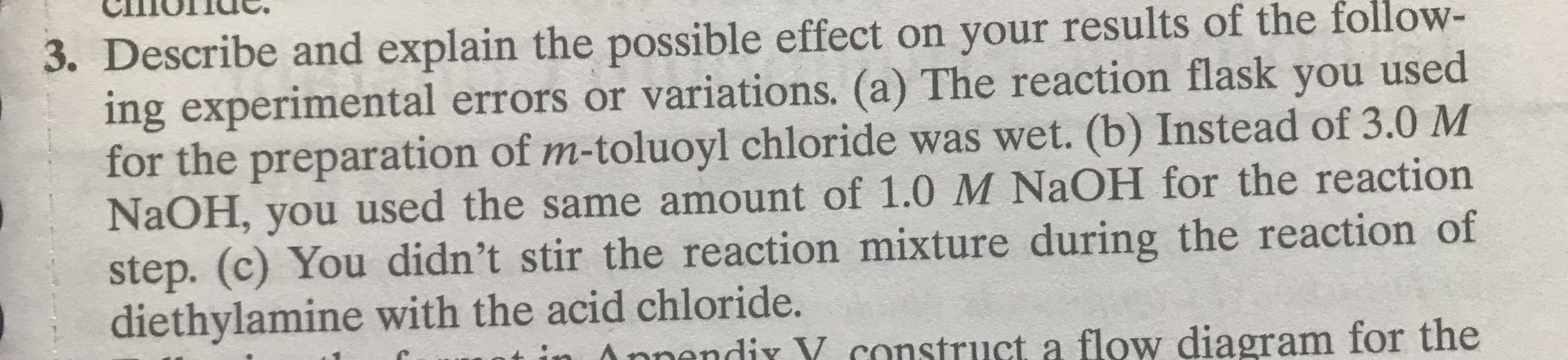 Solved 3. Describe and explain the possible effect on your | Chegg.com