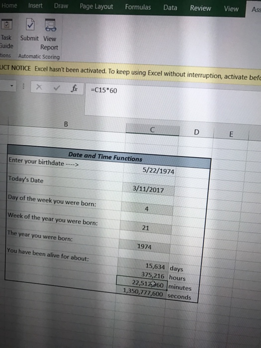 Solved Calculate days, hours, and minutes since the | Chegg.com Solved Calculate days, hours, and minutes since the | Chegg.com
