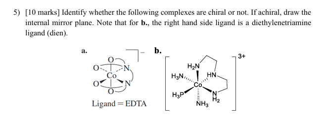 Solved 5) [10 ﻿marks] ﻿Identify whether the following | Chegg.com