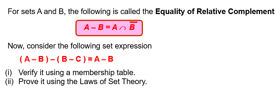 Solved For sets A and B, the following is called the | Chegg.com
