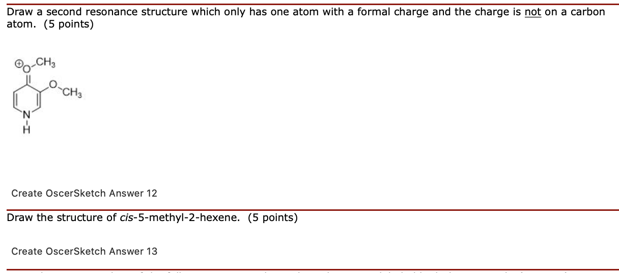 Solved Draw a second resonance structure which only has one | Chegg.com
