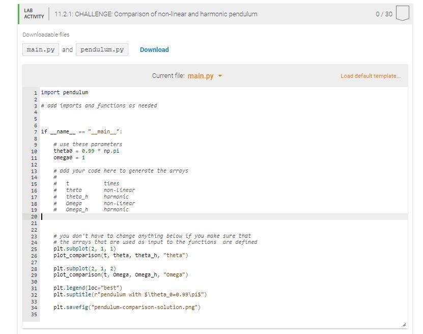 11.2 CHALLENGE: Comparison of non-linear and harmonic | Chegg.com