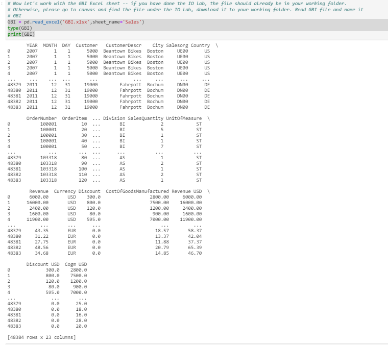 # Now Let's work with the GBI Excel sheet -- if you | Chegg.com