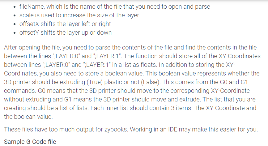 Solved 8.14 Lab 8: G-CodeLab G-Code is the file format that | Chegg.com