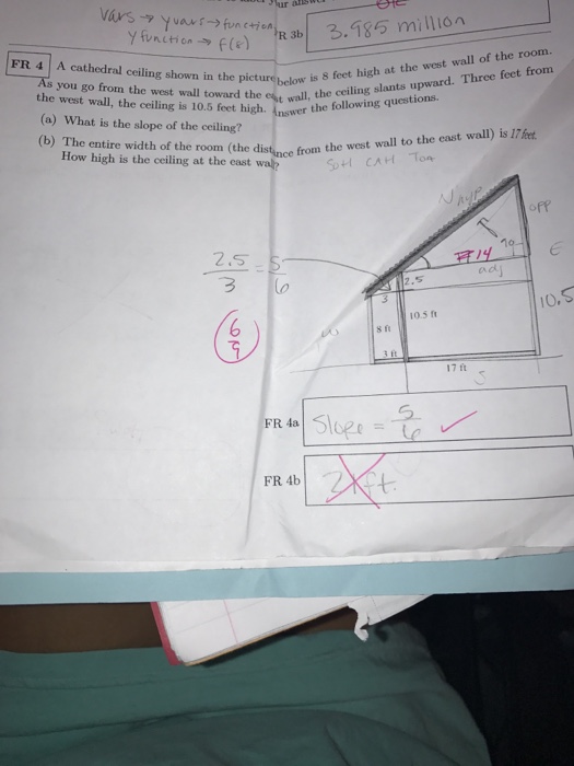 Solved A cathedral ceiling shown in the picture below is 8 | Chegg.com