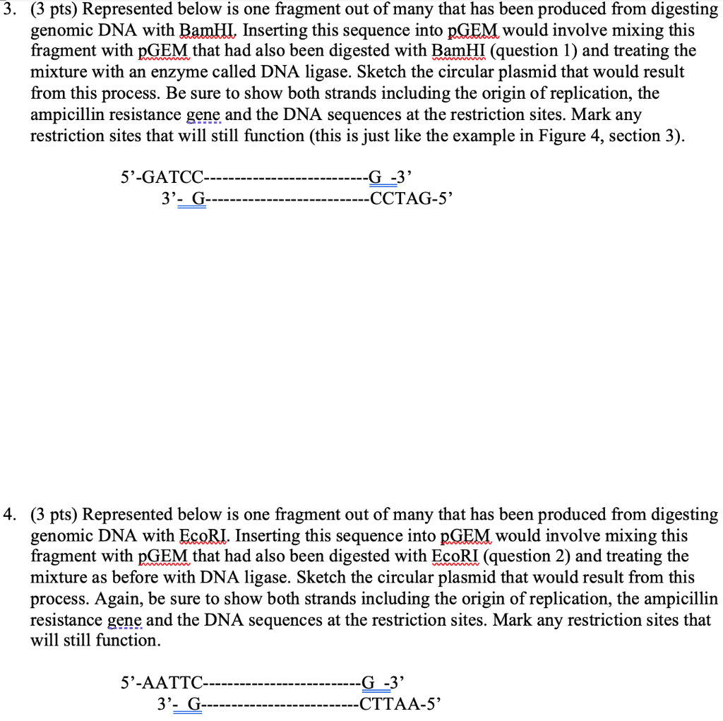 Solved (3 pts) Represented below is one fragment out of many | Chegg.com