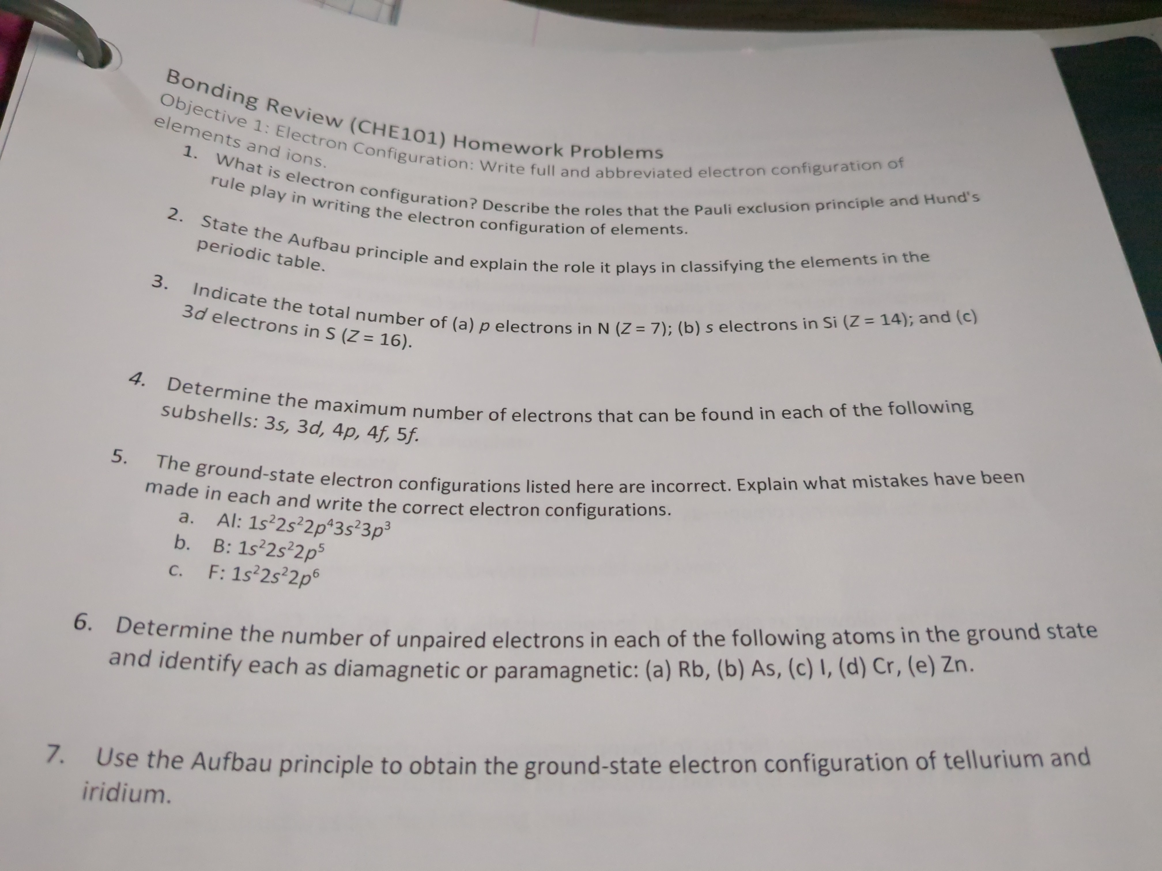 Solved 3-6 are what I'm confused on since I still don't | Chegg.com