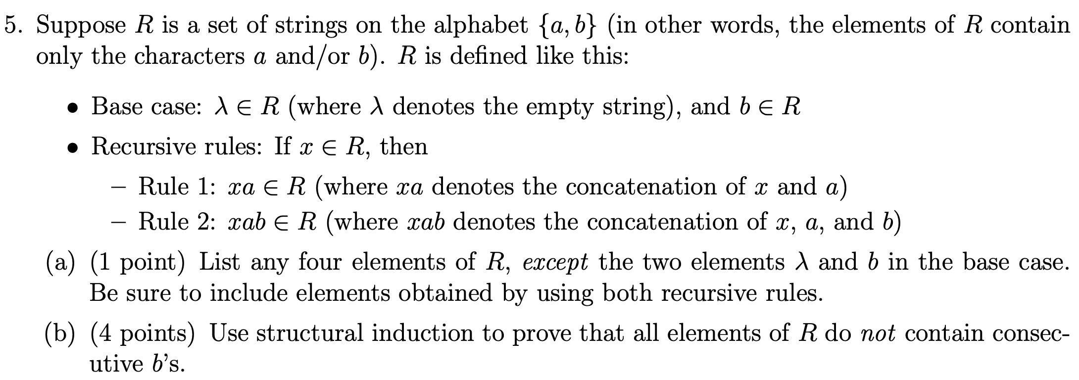 Solved Suppose R is ﻿a set of ﻿strings on ﻿the alphabet | Chegg.com