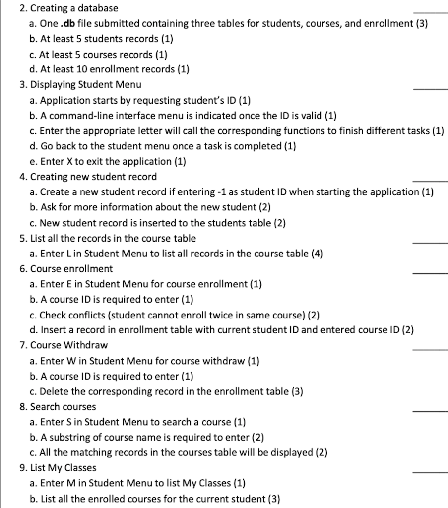 Data for table: table Students: sid:integer , | Chegg.com