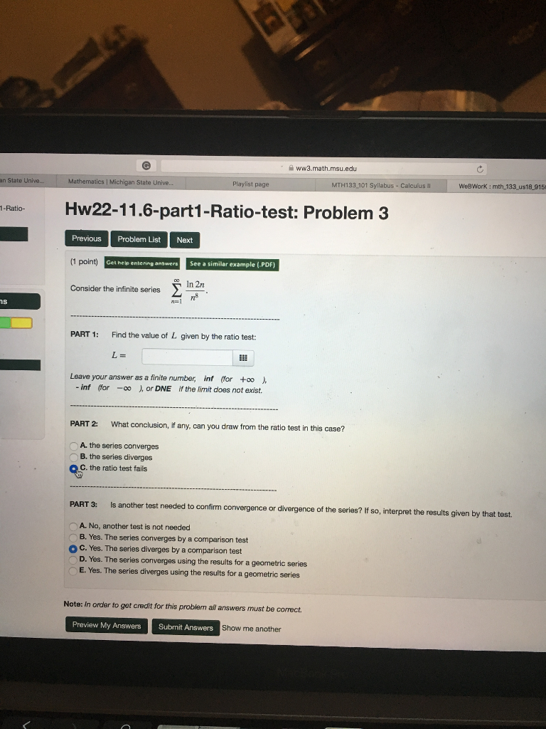 Solved ? ww3.math.msu.edu Playlist page MTH133 101 Syllabus- | Chegg.com