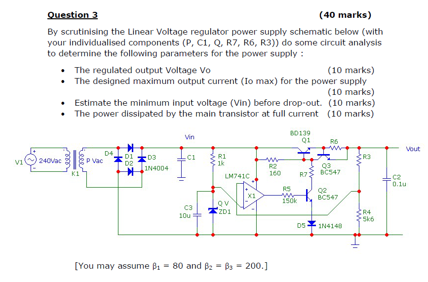 Question 3 (40 marks) By scrutinising the Linear | Chegg.com
