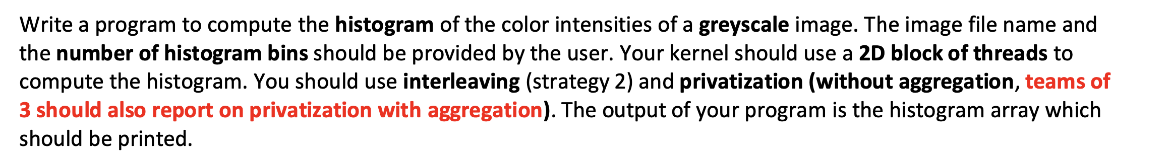 Solved Write a program to compute the histogram of the color | Chegg.com
